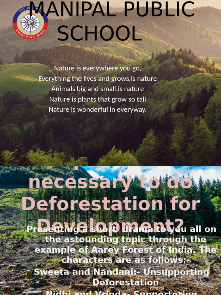 Kids' Drama on Deforestation Debate | PDF
