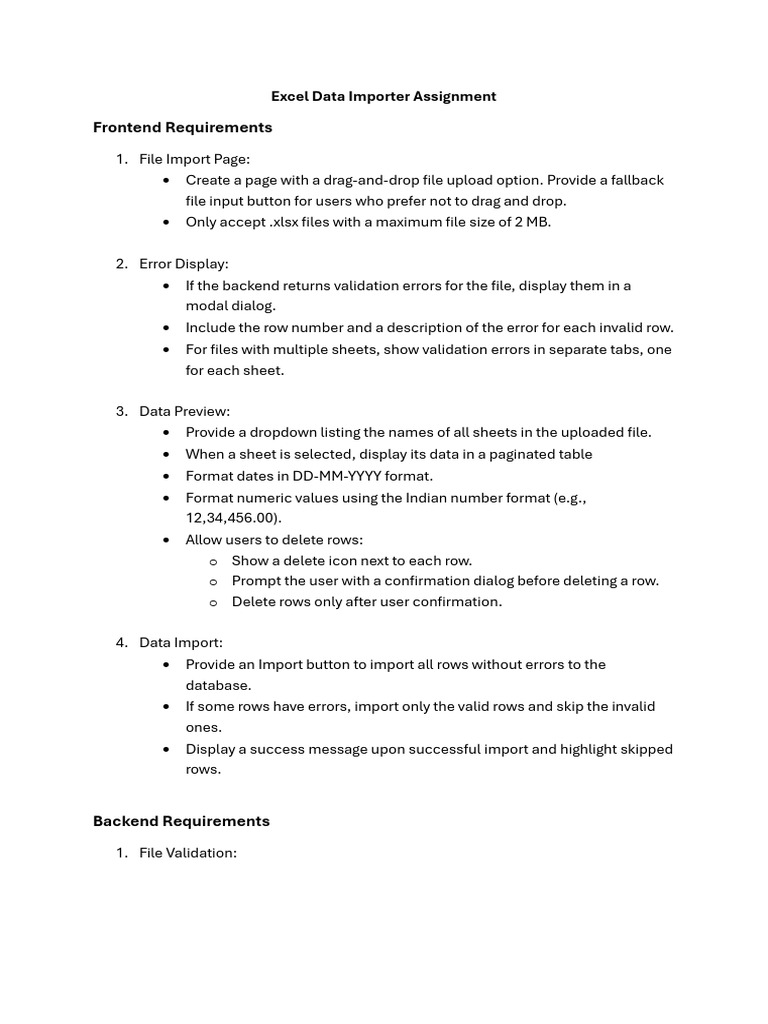 Assignment | PDF | Databases | Microsoft Excel Assignment | PDF | Databases | Microsoft Excel