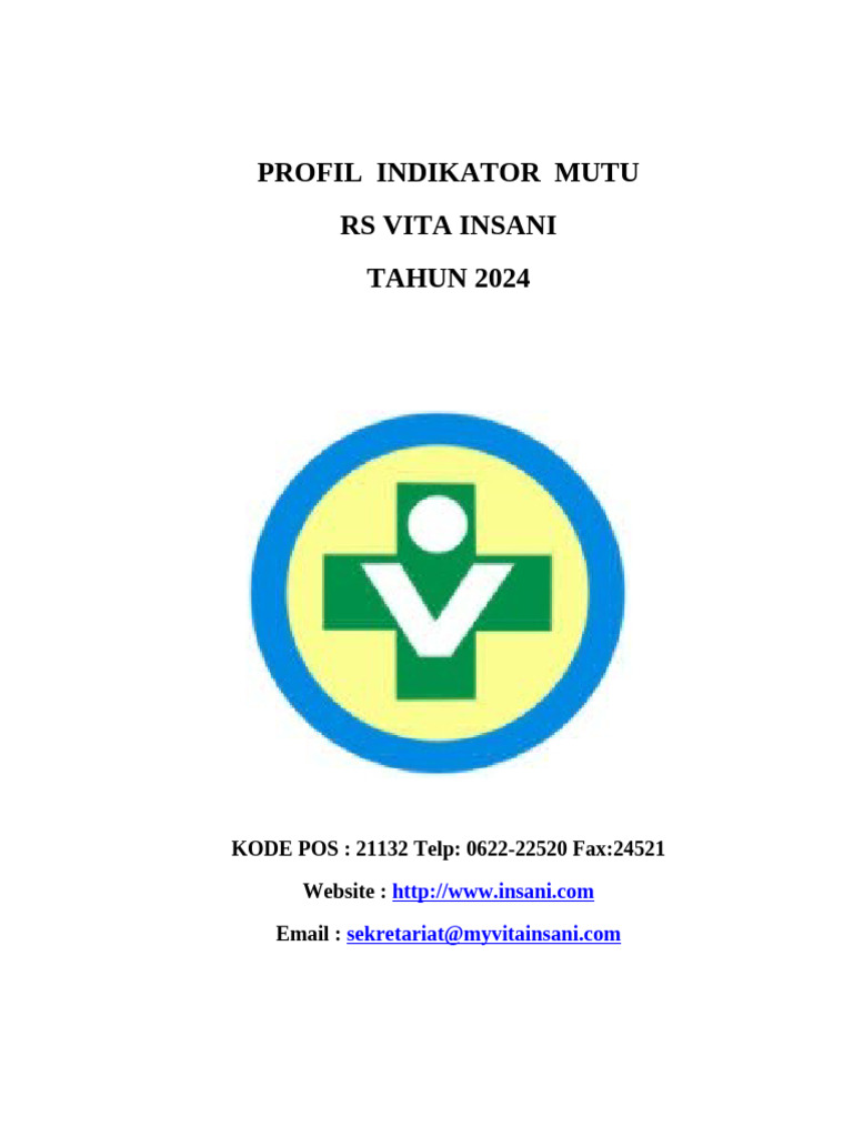 Profil Indikator Mutu Rsvi Thn 2024 | PDF