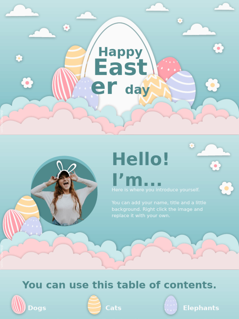 Happy Easter Day SlidesMania | PDF