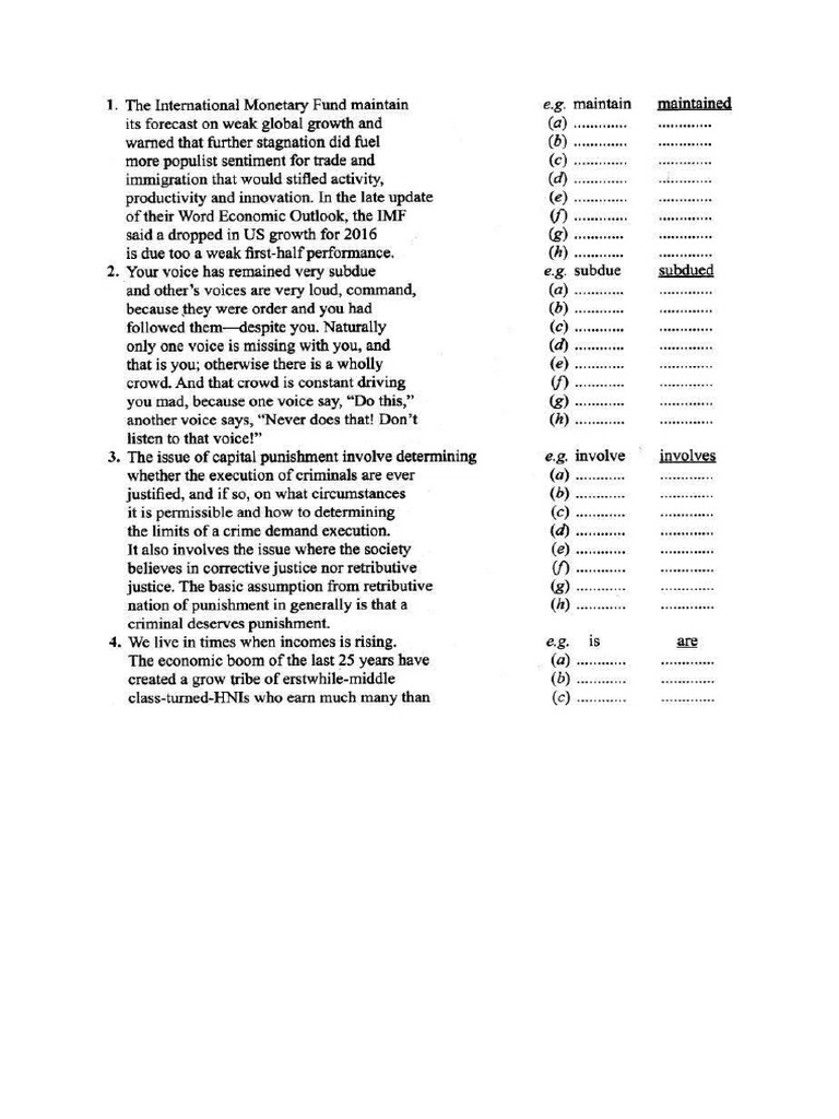 Class 10 Grammar | PDF