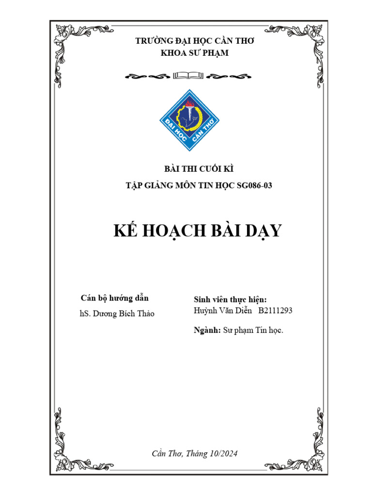 KHBD Tin học 11 - Bài 21 - KNTT | PDF