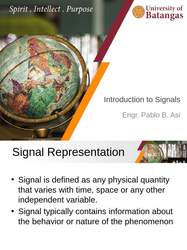 Introduction To Signals | PDF | Discrete Time And Continuous Time | Function (Mathematics)