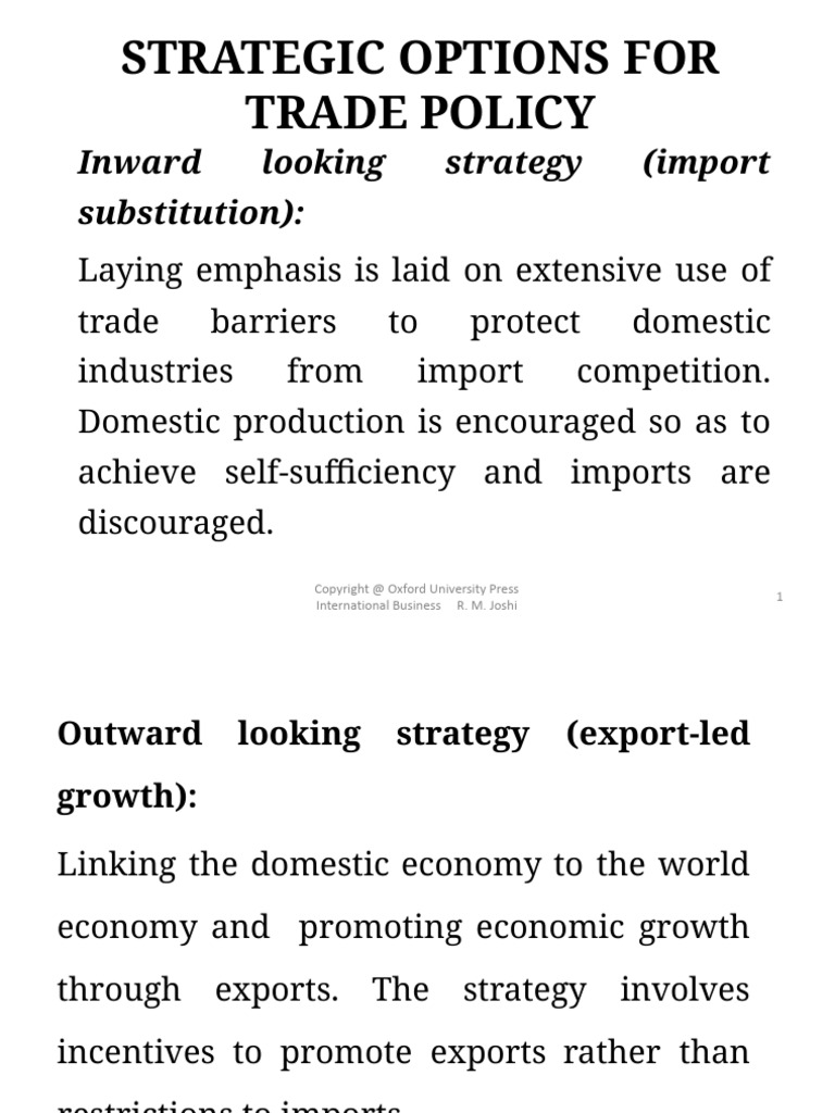 Ibc Topic Protectionism | PDF | Tariff | Protectionism