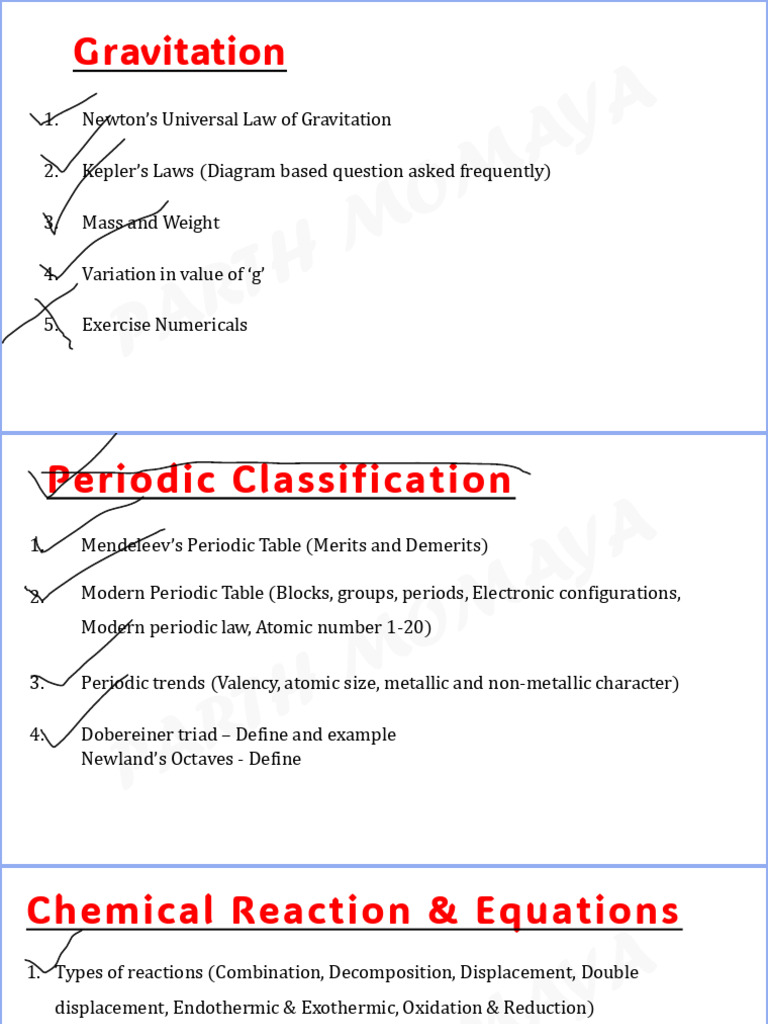 Full Science IMP - Final Updated | PDF | Chemical Reactions | Reproduction