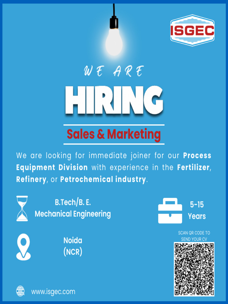 Senior Engineer Roles in Process Equipment | PDF