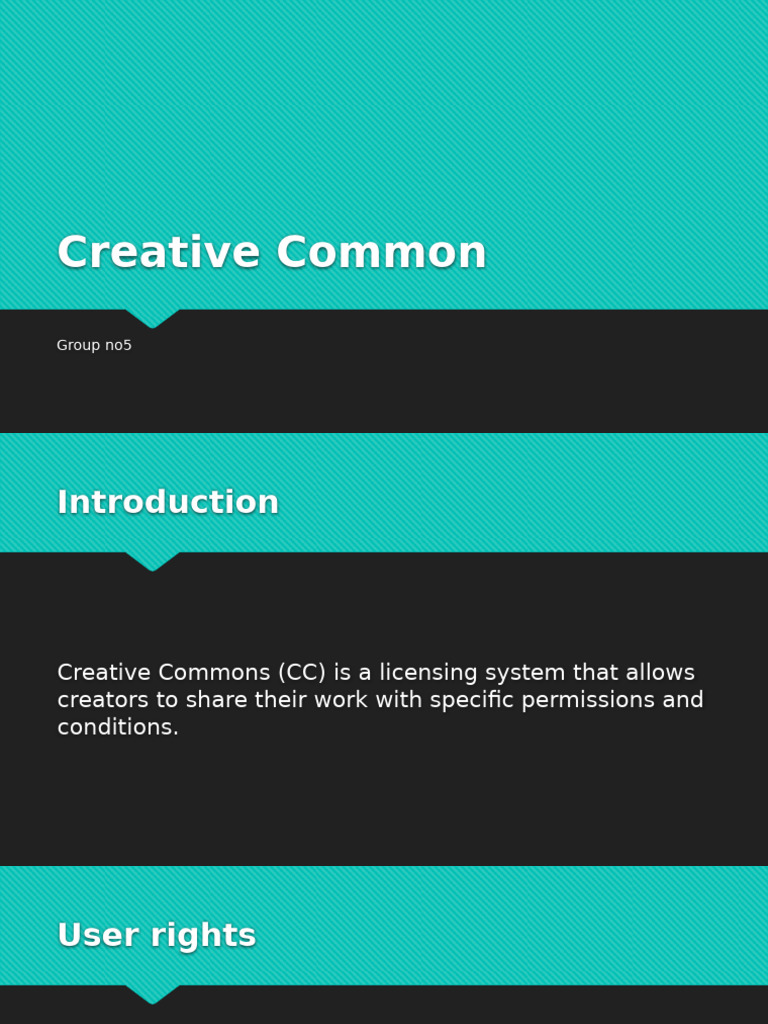 Understanding Creative Commons Licenses | PDF