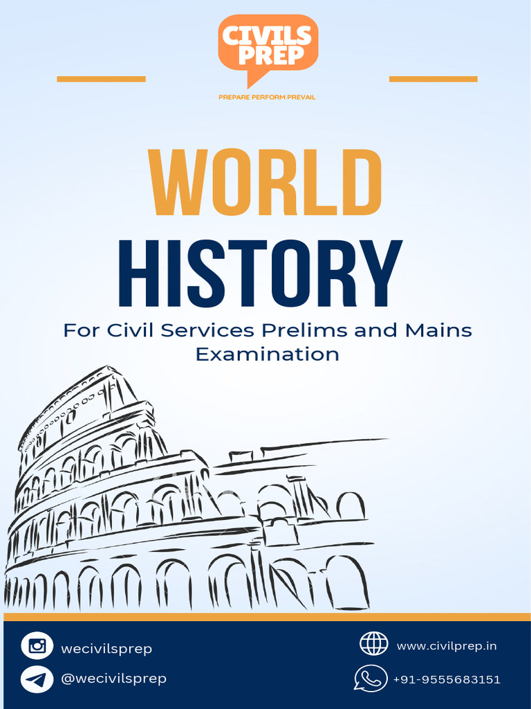 World History for Civil Services Exam | PDF | Cost Of Living ...