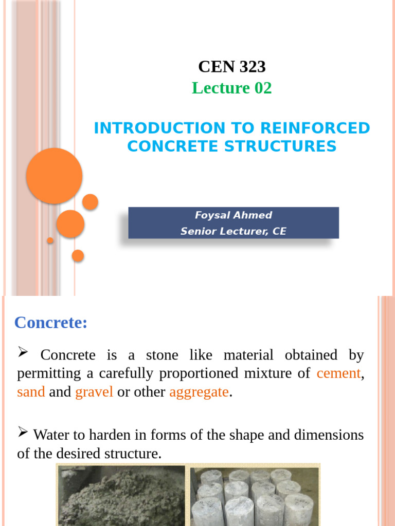 Lecture 2-Introduction To Reinforced Concrete Structures | PDF | Young ...
