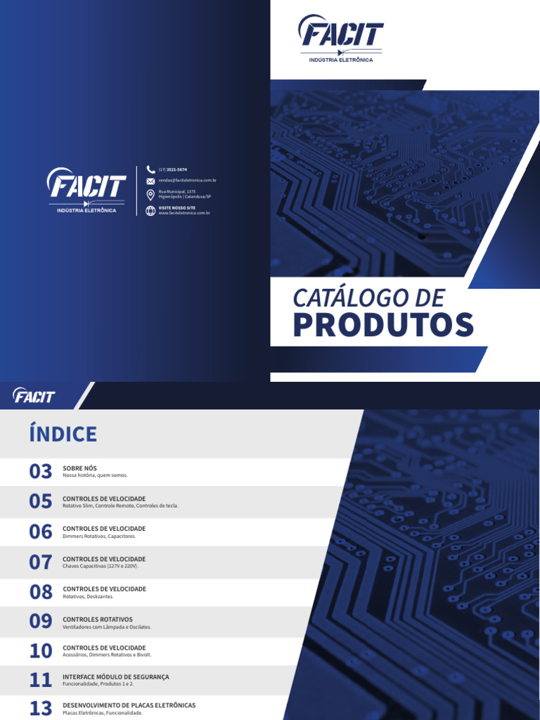 Catalogo Facit Eletronica | PDF