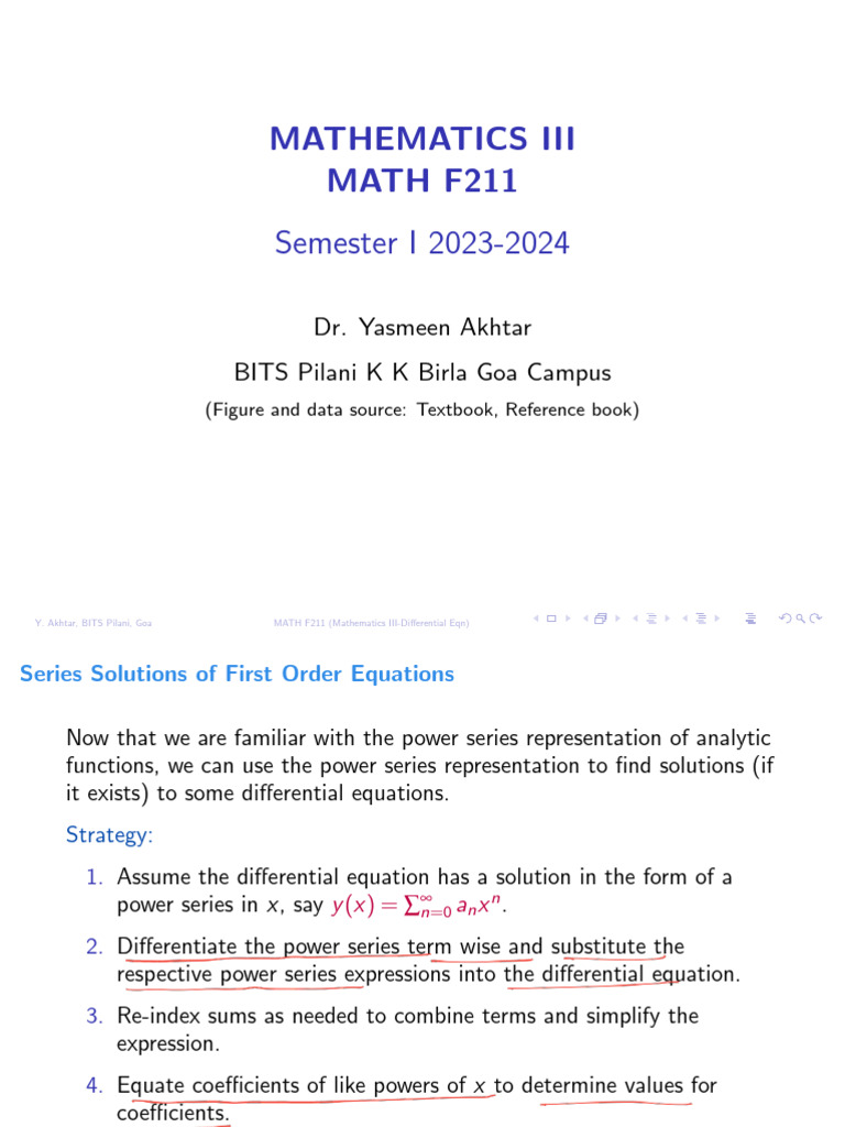 Lecture 20 | PDF | Power Series | Complex Analysis