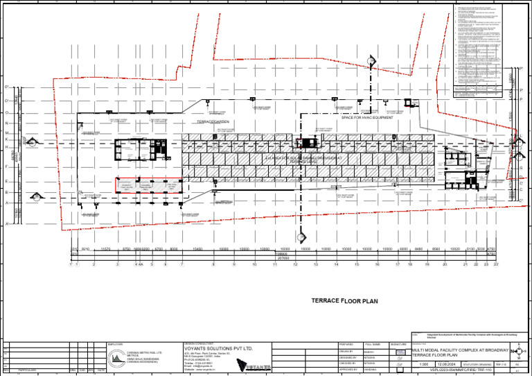 Terrace Plan | PDF | Wall | Building Materials