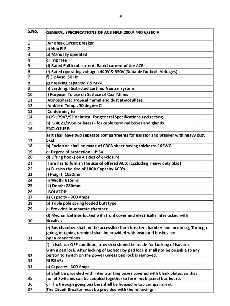 ACB 200A 440v - Sushil Sahu | PDF | Relay | Electrical Wiring