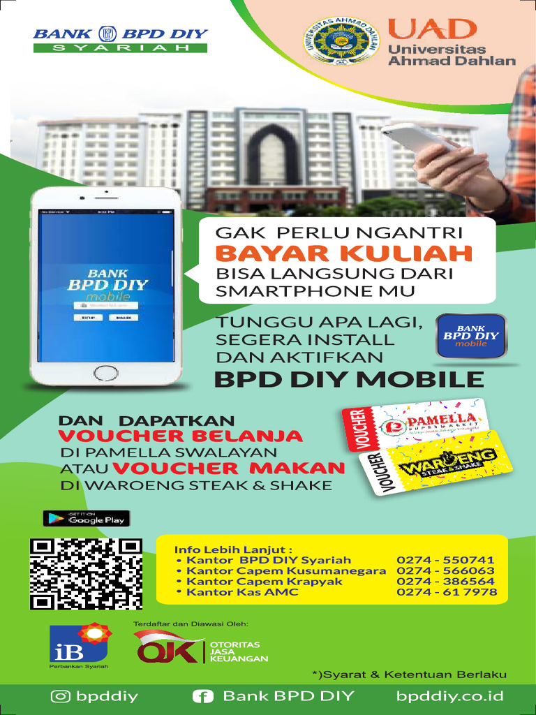 Tata Cara Pembayaran SPP Mahasiswa UAD Dikompresi | PDF