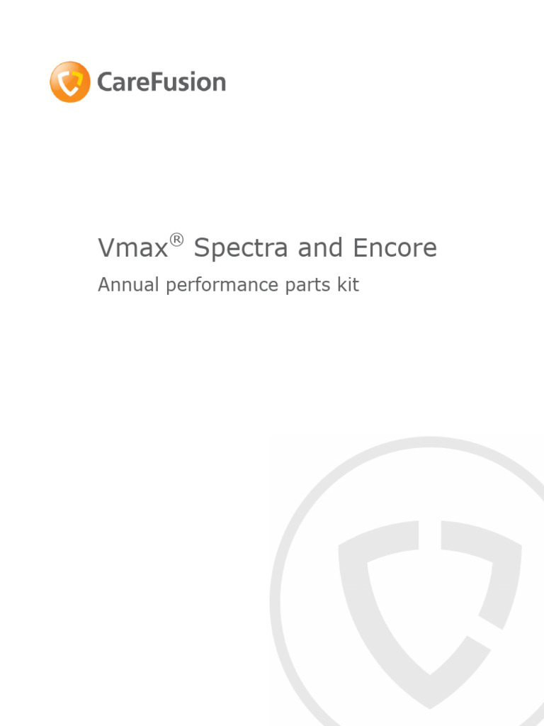 L3272 Vmax Spectra and Encore Annual Peformance Parts Kit | PDF | Equipment