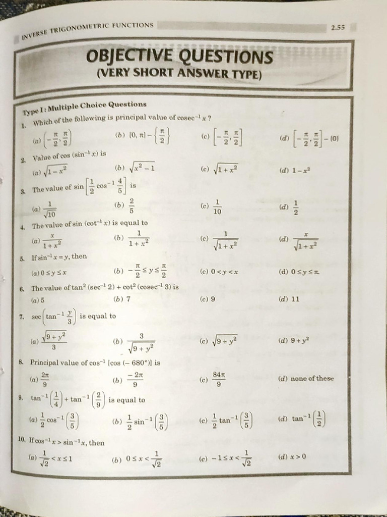Objective Questions | PDF