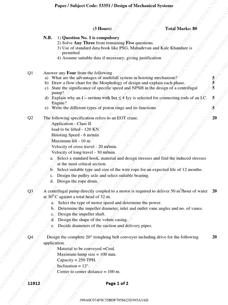 Mech Sem Viii Dec 2023 | PDF | Engine Technology