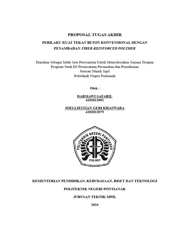 PROPOSAL TUGAS AKHIR | PDF