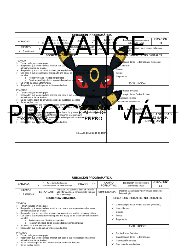 Plan Tics8 Pdf Software Teclado