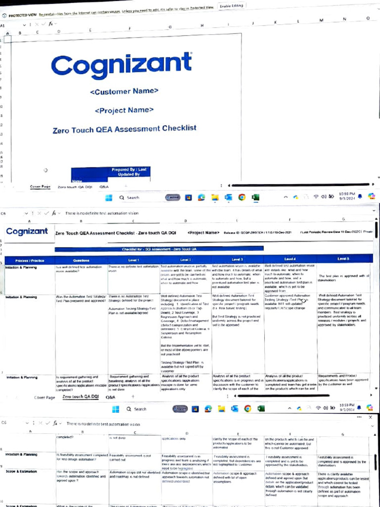 Zero Touch QA Assessment Checklist | PDF | Automation