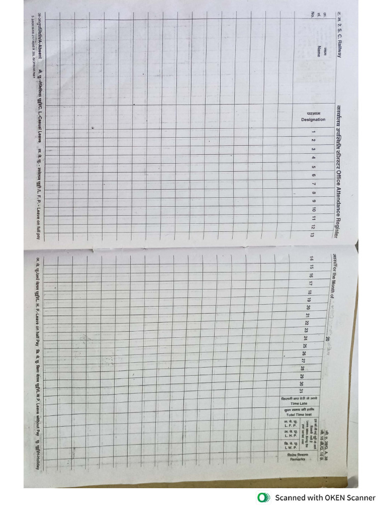 Attendance Format | PDF