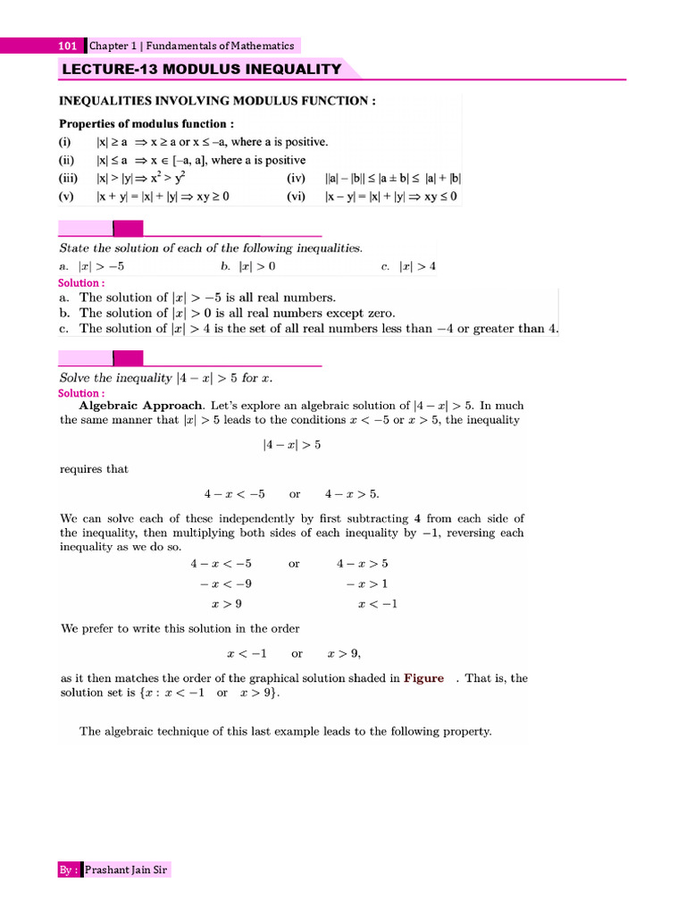 Fundamentals of Mathematics L-13 | PDF | Mathematics