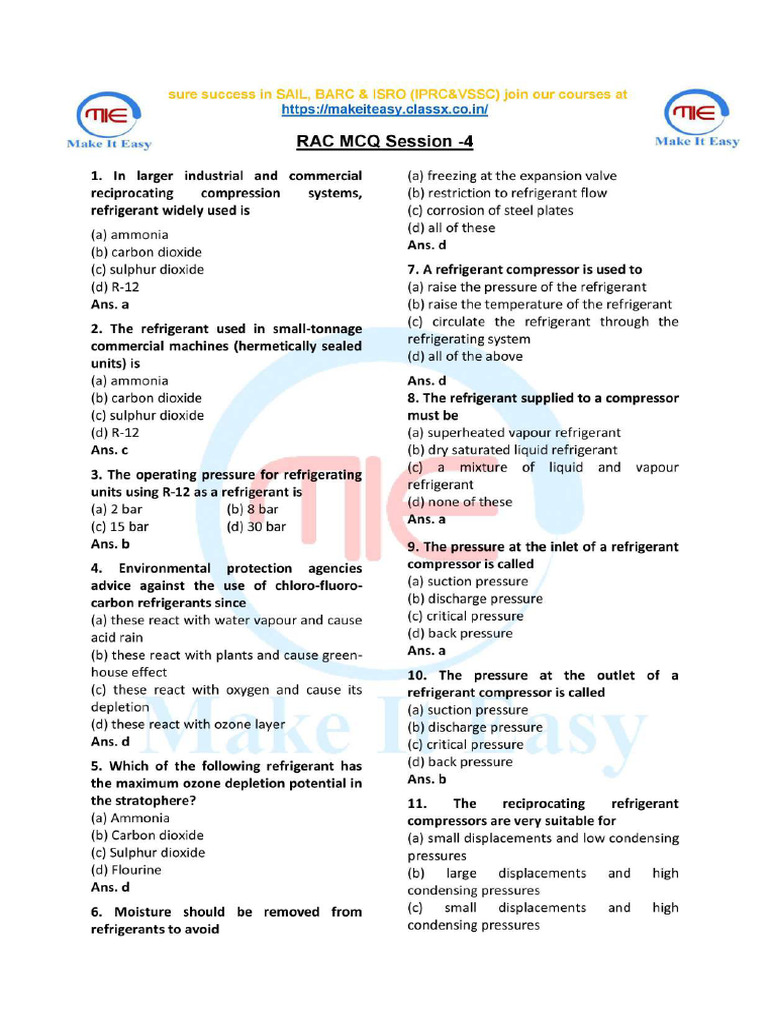 373) (RRB JE MCQ) (RAC MCQ) RAC Basic MCQ 4 PDF | PDF