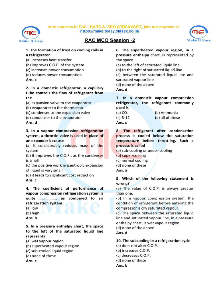 369) (RRB JE MCQ) (RAC MCQ) RAC Basic MCQ 2 (PDF) | PDF
