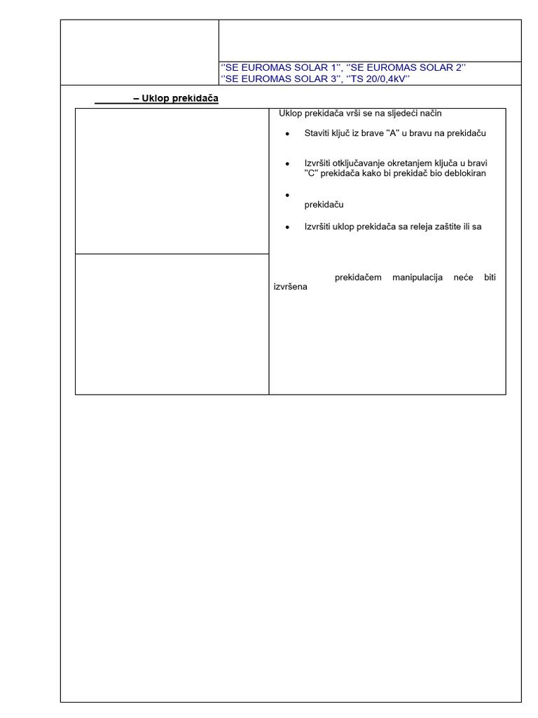 06 - POGONSKO UPUTSTVO - FNE - v4 7 | PDF