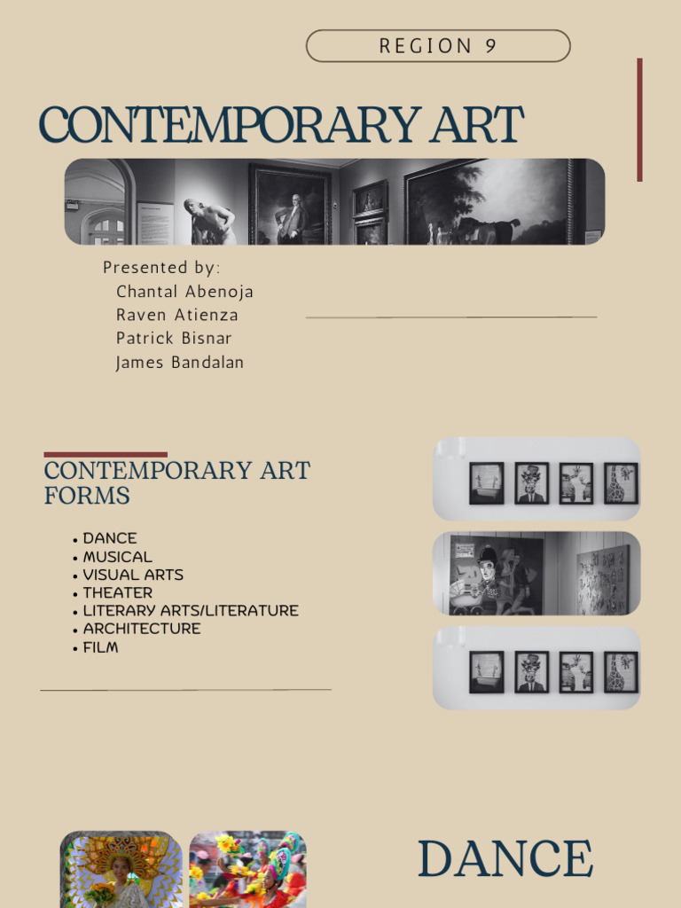 Contemporary Arts in Region 9 Overview | PDF