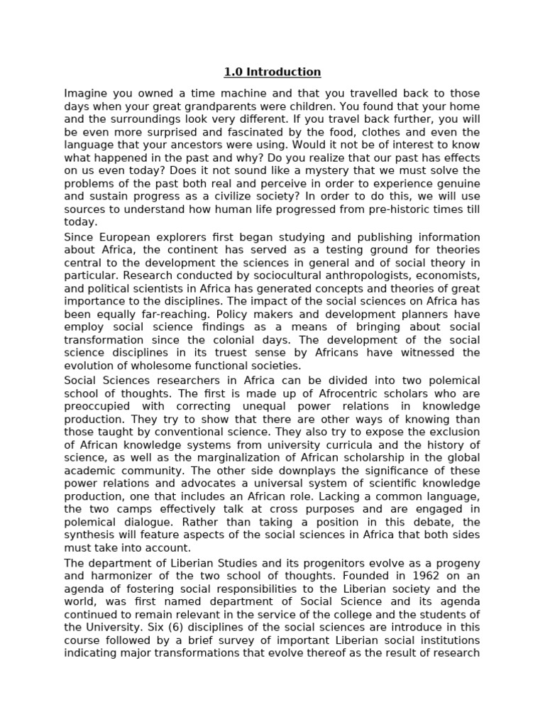 Introduction To Social Science | PDF | Science | Social Sciences