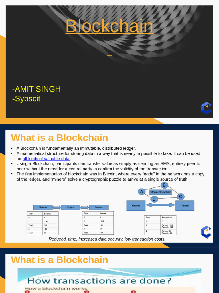 Blockchain Final | PDF | Information Technology | Computing