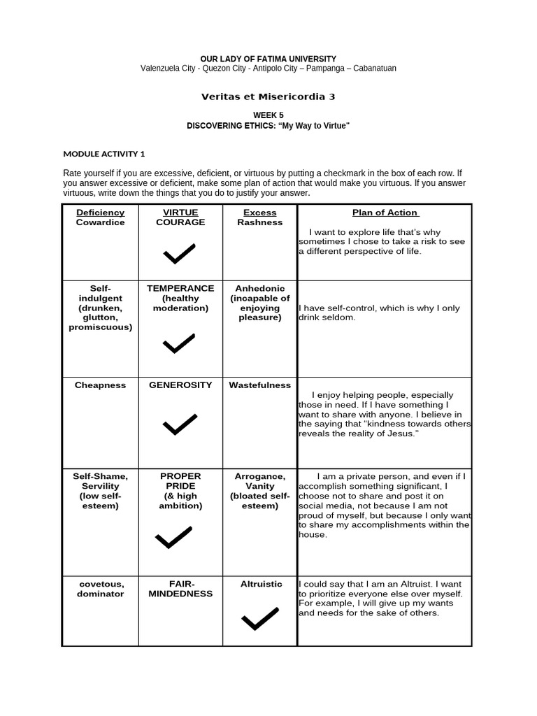 VM211 MODULE 5 Developing Ethics2 | PDF | Virtue | Ethical Schools And Movements