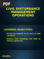 Civil Disturbance Management Guidelines | PDF | Violence | Civil Disorder