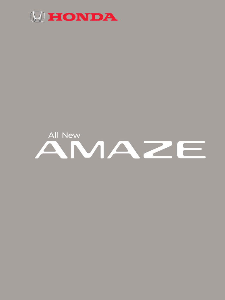 All New Amaze | PDF | Seat Belt | Airbag