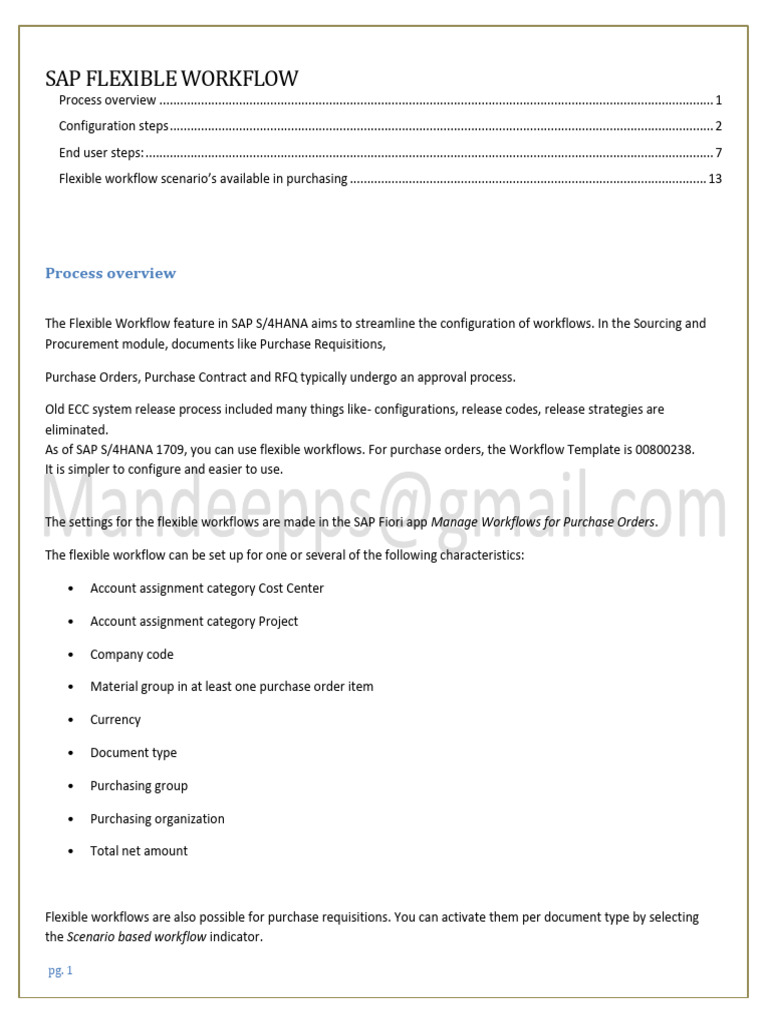 Sap Flexible Workflow 1738440697 | PDF | Business | Computing