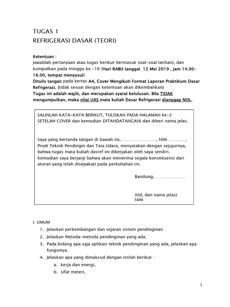 soal refri | PDF