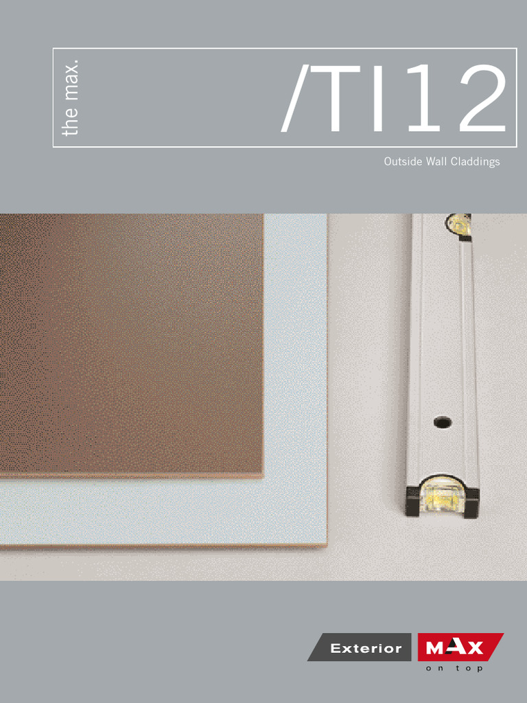 MAX_ext cladding | PDF | Rivet | Chlorine