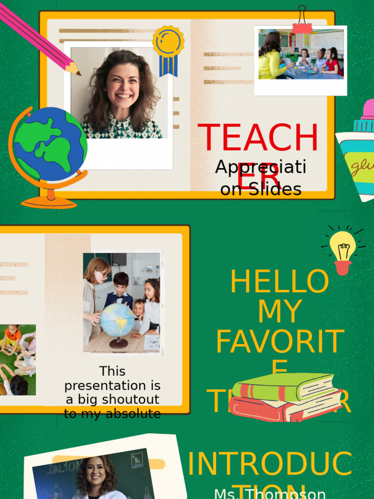 Celebrating My Favorite Teacher | PDF