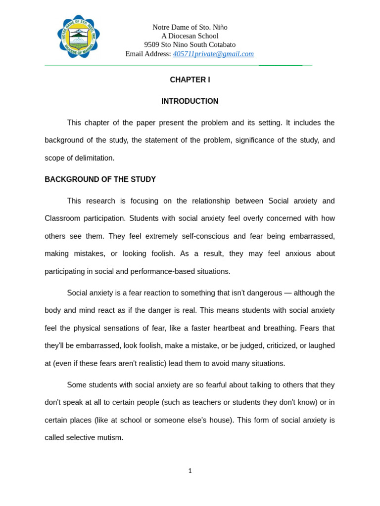 PR-2 Final Defense Hardbound 14 | PDF | Anxiety | Social Anxiety