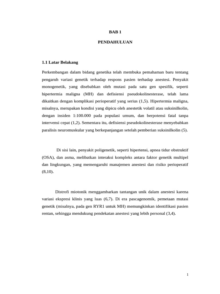 Bab 1 Dan 2 Kesimpulan | PDF