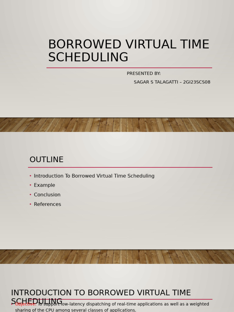 Borrowed Virtual Time Scheduling | PDF | Scheduling (Computing) | Thread (Computing)
