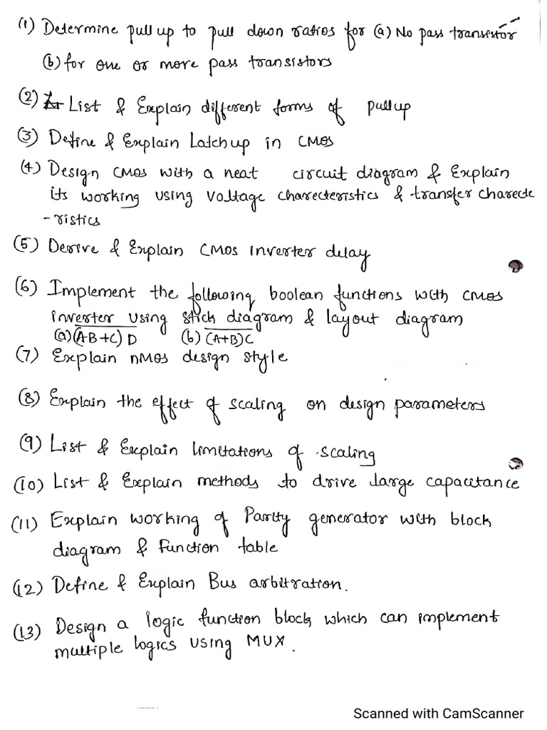 VLSI Assignment1 | PDF