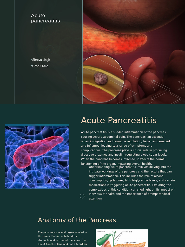 Acute-Pancreatitis | PDF | Pancreas | Inflammation
