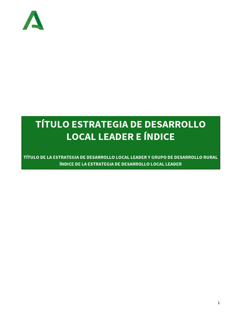 GR-Poniente-Granadino_EDLL-2023-2027_V1 (1) | PDF | Granada | Migración ...