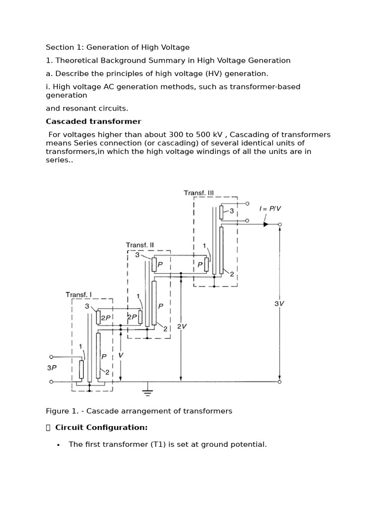 เอกสาร | PDF | Transformer | Voltage
