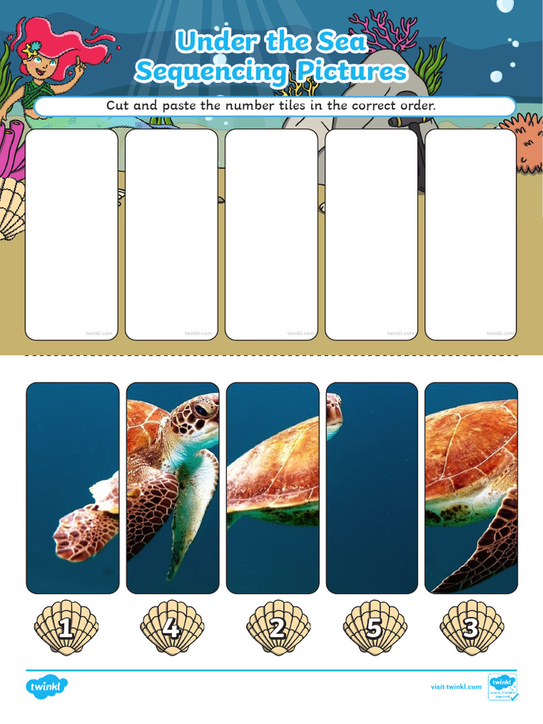 T S 2548991 Under The Sea Sequencing Pictures - Ver - 3 | PDF