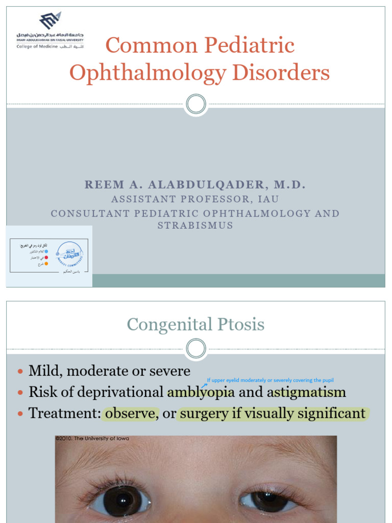 32-Pediatric Ophthalmology | PDF | Diseases And Disorders | Medical ...