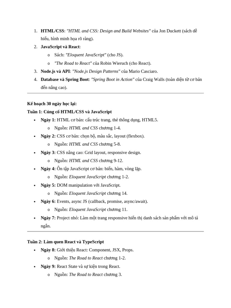 Web Plan | PDF
