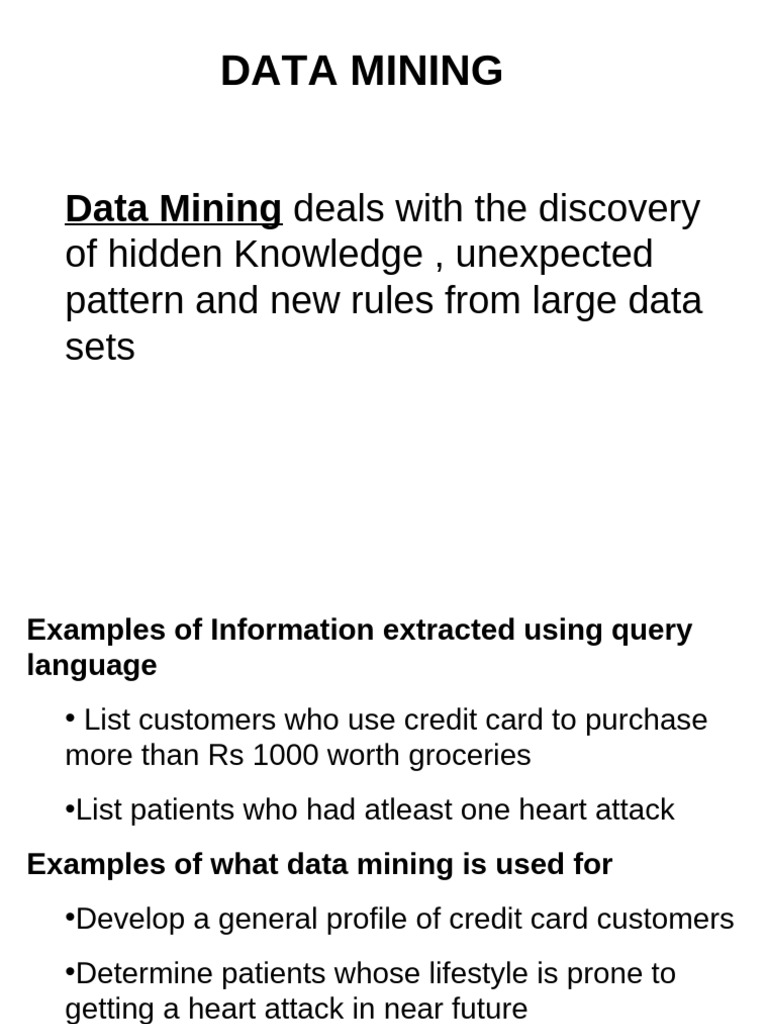 Datamining&warehousing | PDF | Data Warehouse | Data Mining